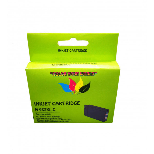 Analoginė kasetė HP 933 XL (CN054AE) C Green box – Setup.lt